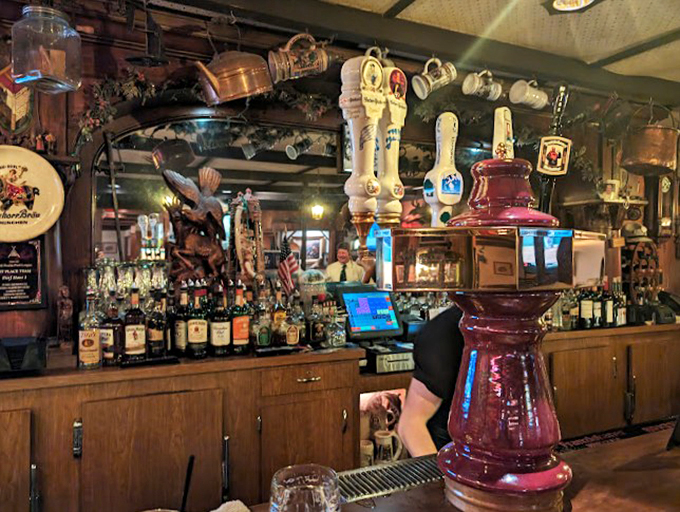 A bar so well-stocked, it could survive a beer shortage apocalypse. It's like Cheers, but with more schnitzel.