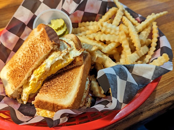 Breakfast sandwich that puts the 'grand' in Grandy. It's the morning motivation you never knew you needed.