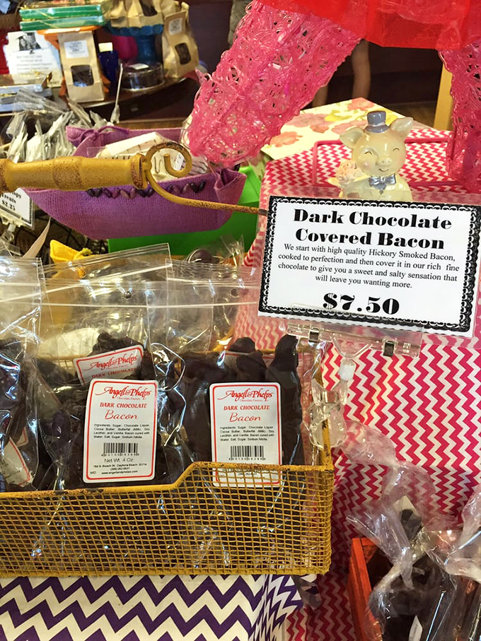 Dark chocolate-covered bacon: Where savory meets sweet in a dance of flavors that'll make your taste buds tango.