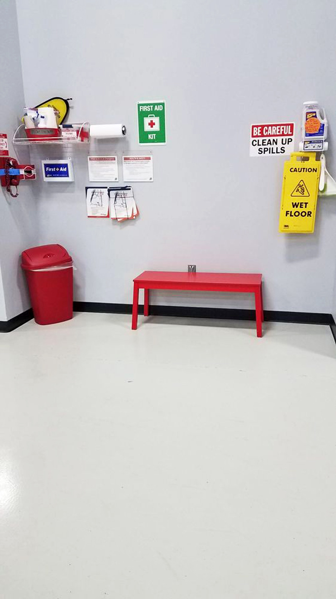 Safety first, fun always! This first-aid station is ready for anything &ndash; from boo-boos to "I played too hard" timeouts.