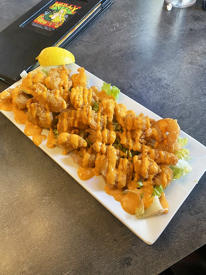 Fried shrimp: the unsung heroes of the seafood world. These crispy crustaceans are so good, they might just inspire you to write a country song about them.