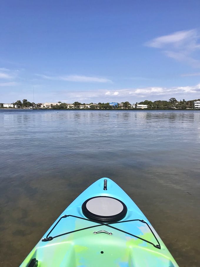 Point me in the direction of adventure! This kayak's ready to turn you into the Christopher Columbus of Tarpon Springs.