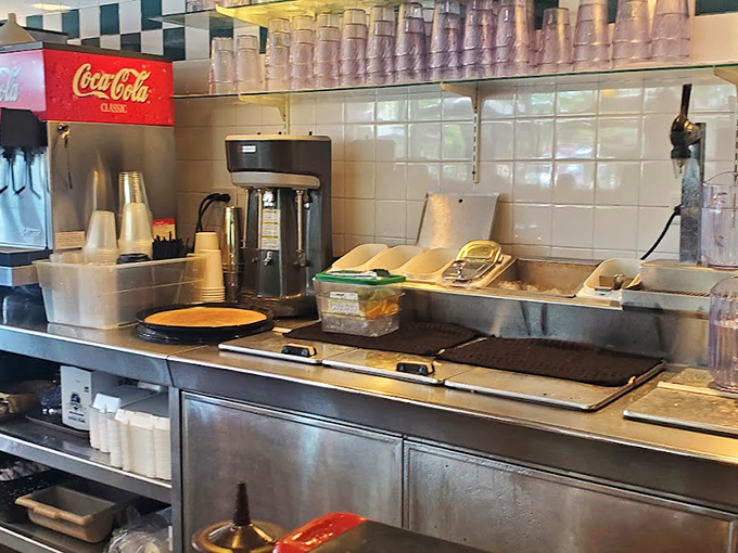 Behind the scenes of breakfast magic. This kitchen's been flipping flapjacks since before Instagram made food photos cool.