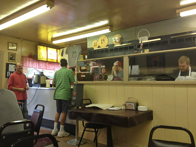 Where the magic happens! Rubino's counter is like a backstage pass to the greatest show on earth &ndash; pizza making!