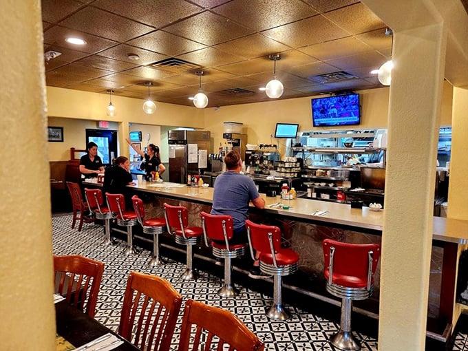 Pull up a chair at the counter of dreams. It's like front-row seats to the greatest show on earth &ndash; breakfast theater!