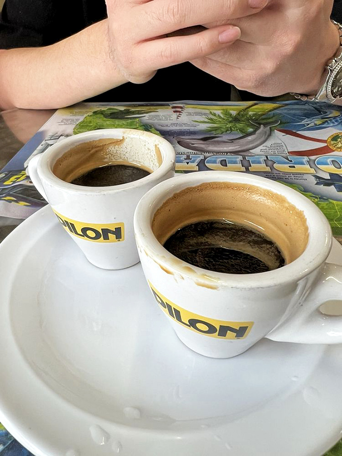 Behold, the elixir of life! This Cuban coffee packs more punch than a heavyweight champion in a bad mood.