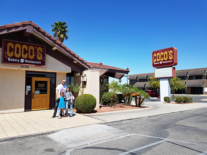 Coco's: Where comfort food meets desert hospitality. It's like your grandma's kitchen, if grandma had a thing for palm trees.