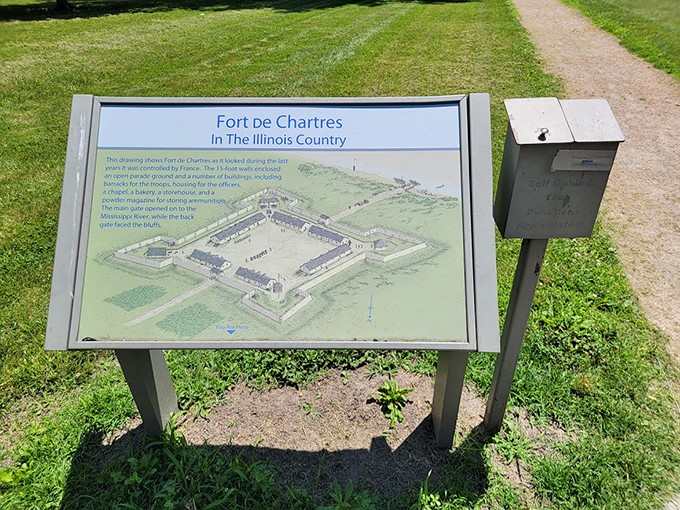 You are here&hellip; in 1750! This map's got more detail than my GPS, and probably better directions too.