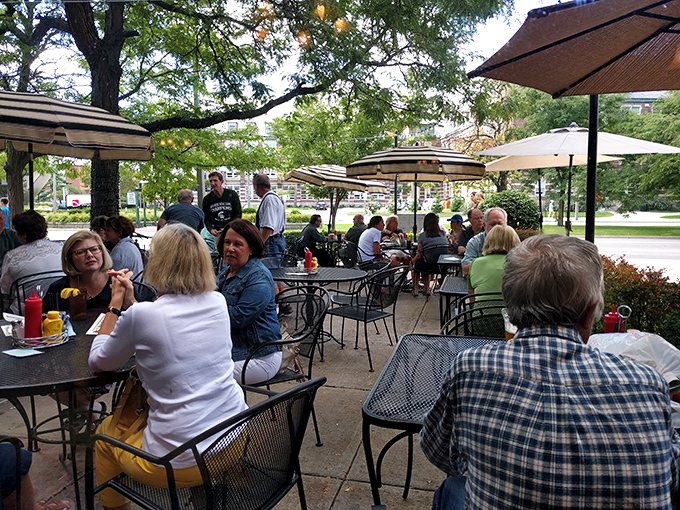 Al fresco dining at its finest. Who needs five-star views when you've got five-star company and killer cocktails?