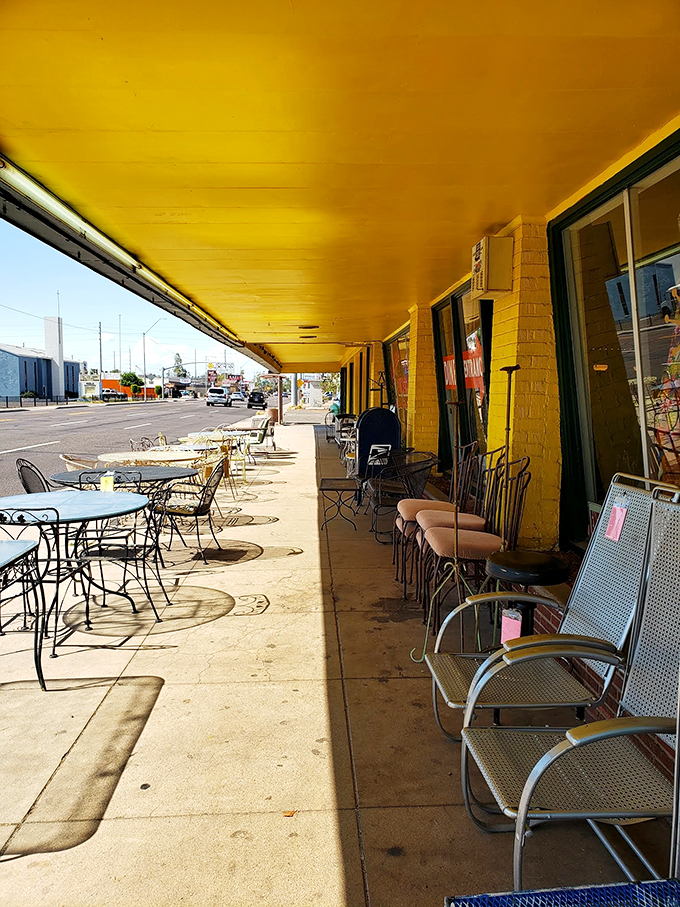 Soak up the Arizona sun! MacAlpine's outdoor seating is the perfect spot for people-watching and pretending you're in a '50s movie.