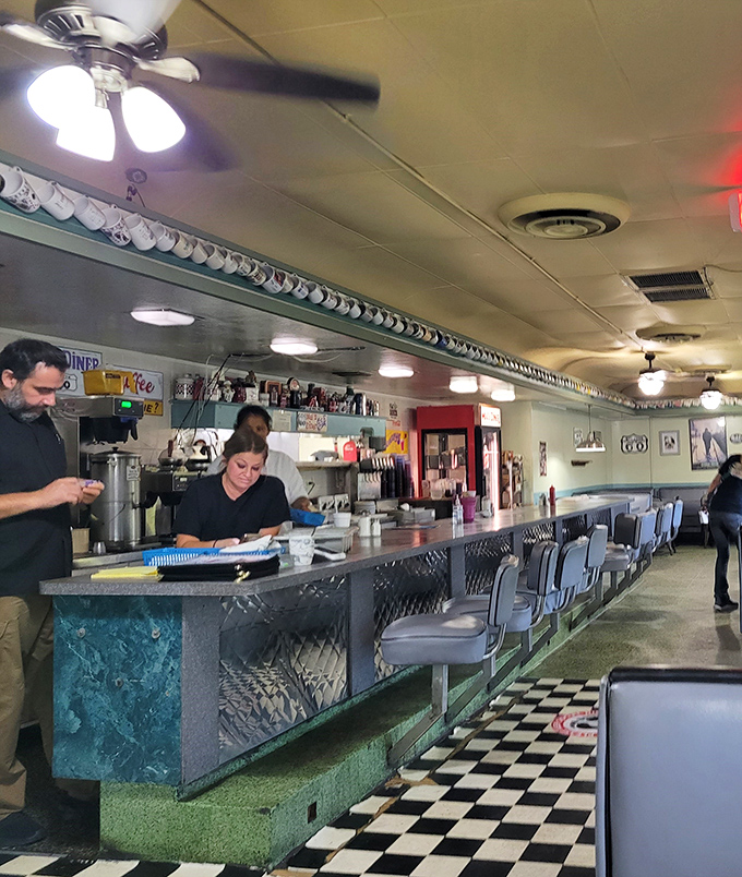 The staff moves with the precision of a well-oiled machine. If only my kitchen at home ran this smoothly!