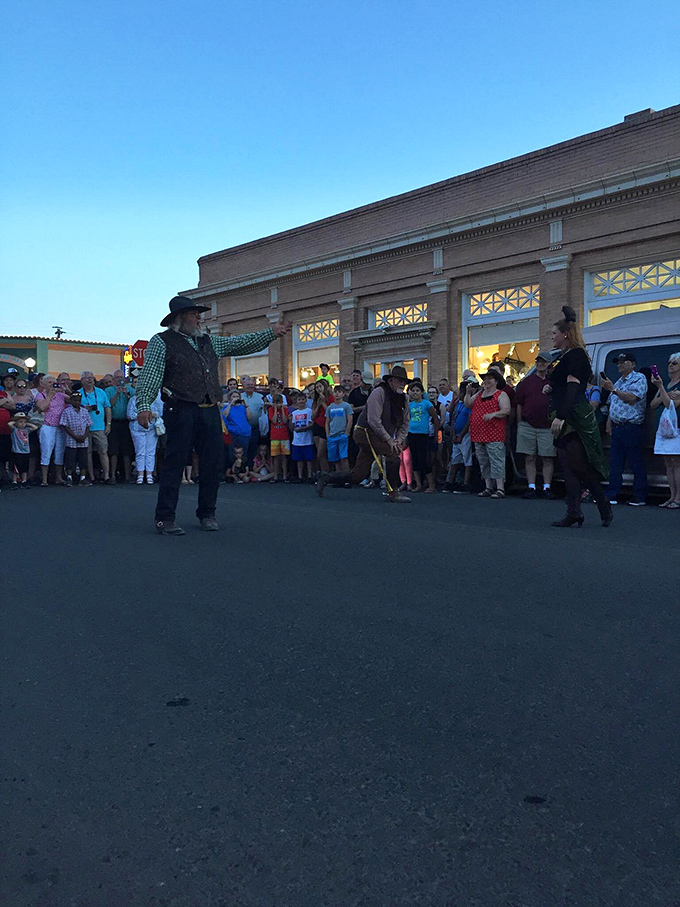 Showdown at the O.K. Corral? Nah, just another day in Williams. These cowboys draw faster than I can say "road trip snacks."