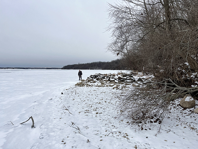 Winter wonderland: Buck Creek's frosty transformation is like stepping into Narnia. Just watch out for the White Witch (and slippery ice)!