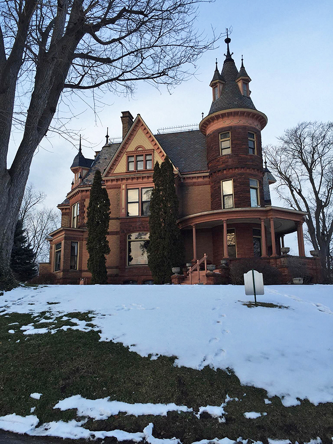 Winter at Henderson Castle: where Jack Frost paints a masterpiece and you get to live in it. Snowball fights are optional but encouraged.
