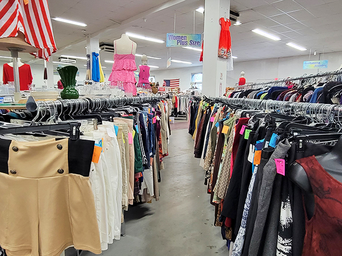 Aisle be there for you! This corridor of curiosities is where fashion meets function, and every hanger holds the potential for a style revolution.