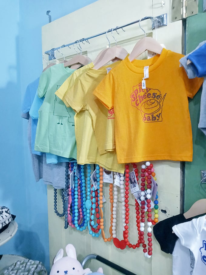 "Cheesehead Baby" onesies? Now that's what I call starting 'em young on Wisconsin pride!