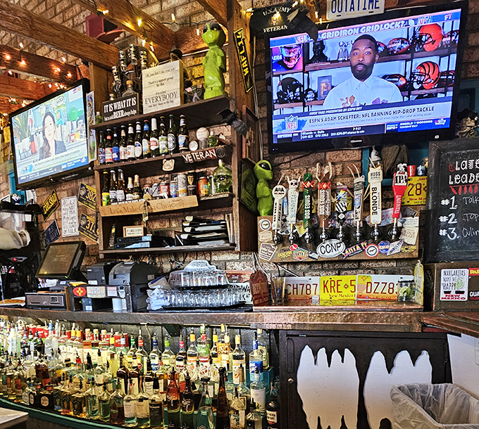 This isn't just a bar, it's a shrine to good times. More license plates than a DMV, and infinitely more fun!