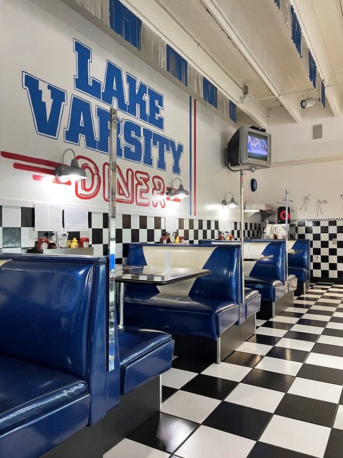 These booths have heard more secrets than a therapist's couch. Slide in, get comfy, and prepare to make some memories (and possibly some food stains).