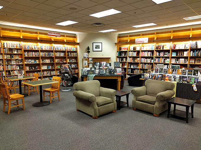 Sink into these comfy chairs and let the outside world fade away as you dive into a good book.