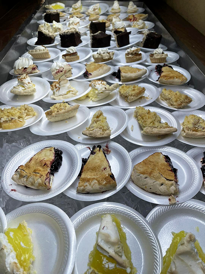 Sweet temptation overload! This dessert spread is more dangerous to your willpower than a late-night infomercial.