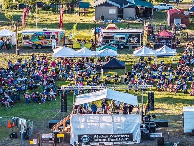 Alpine's idea of a block party: Where the food is as colorful as the conversation, and everyone's invited.