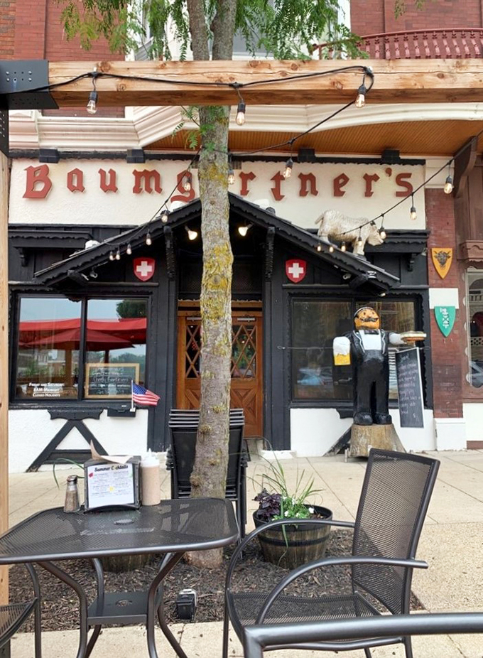 Alfresco dining with a side of charm. Baumgartner's outdoor seating is perfect for soaking up sun and local gossip.