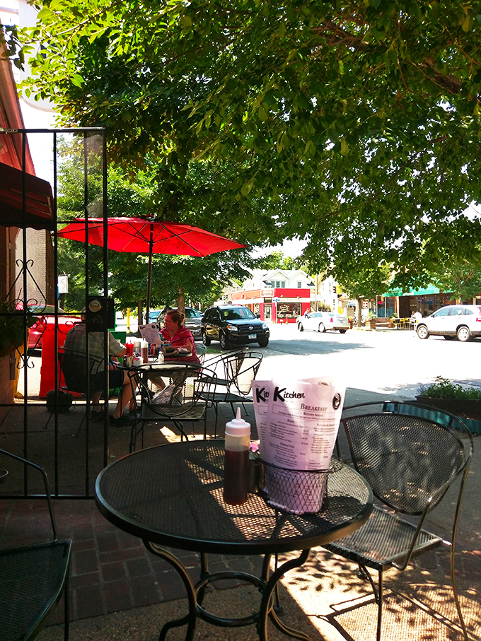 Alfresco feast under Minnesota skies. Our Kitchen proves pancakes taste even better with a side of fresh air.