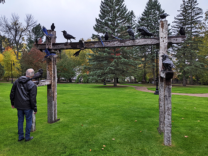 Birds of a feather flock together &ndash; in art! This installation turns birdwatching into an immersive experience, no binoculars required.