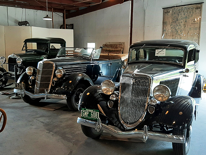 Classic cars with more polish than a diplomat's shoes. These beauties are time machines on wheels, ready for a joyride down memory lane.