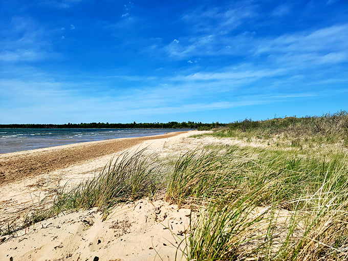Cheboygan's shore tells tales. It's like Mother Nature's rock collection, with a Great Lakes backdrop.