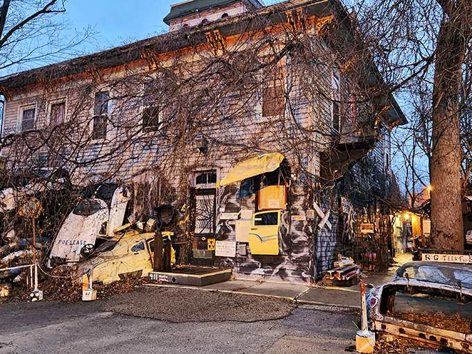 Haunted house on steroids. It's like Tim Burton and Stephen King had a bed and breakfast baby.