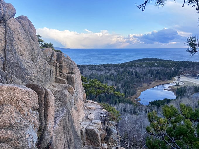 Part hike, part rock climb, all adventure: The Beehive Trail isn't for the faint of heart.