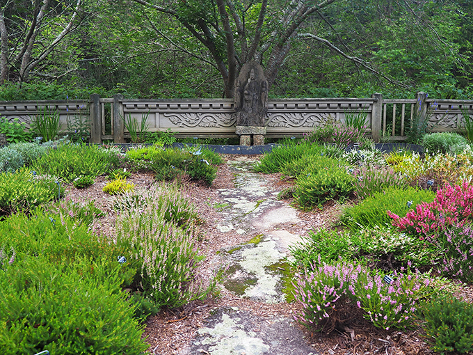 Last stop: Botanical bliss! Park your road trip blues in this garden of earthly delights.