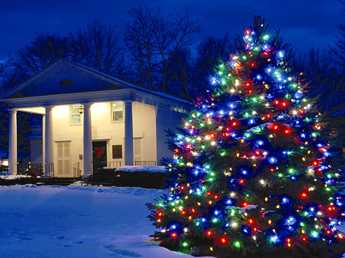 A kaleidoscope of holiday cheer. Shelburne's festive light display is a feast for the eyes and the spirit.