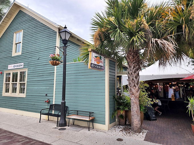 Shrimp and grits at The Floridian? It's creamier than sunscreen on a tourist's nose and twice as satisfying!