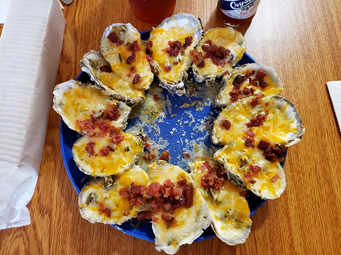 Oysters Rockefeller? More like oysters rock-your-world! These cheesy, bacony bites are pure indulgence on the half shell.