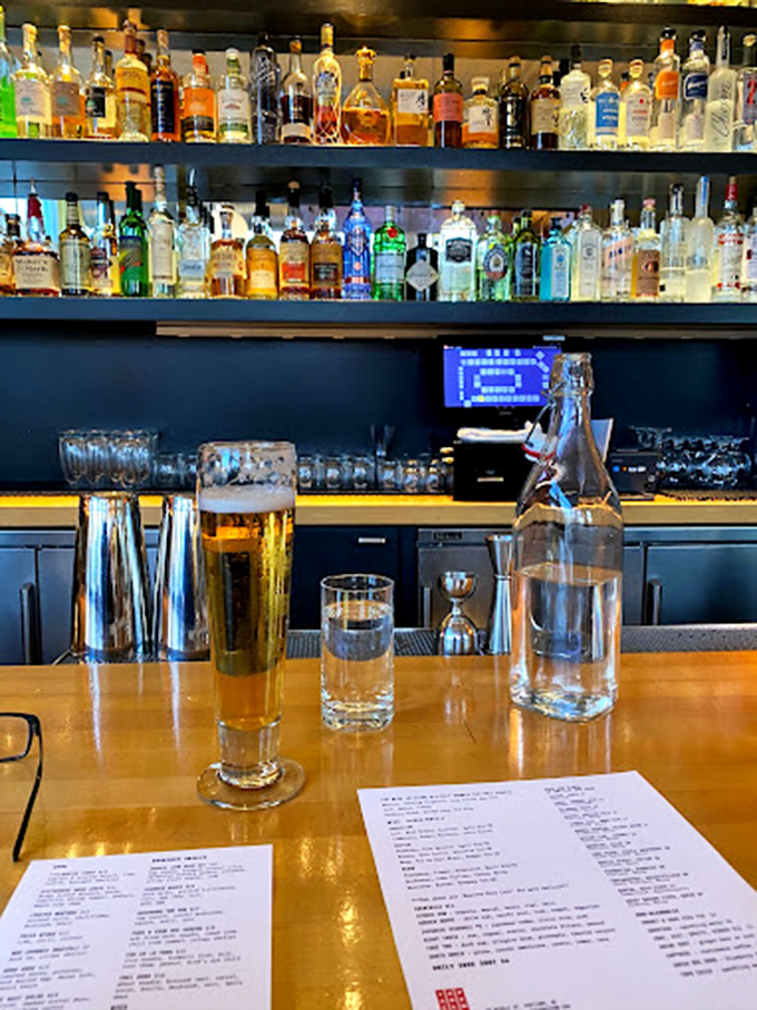 A bar that's more stocked than a prepper's pantry! With this liquid library, you'll be toasting to good times faster than you can say "cheers."