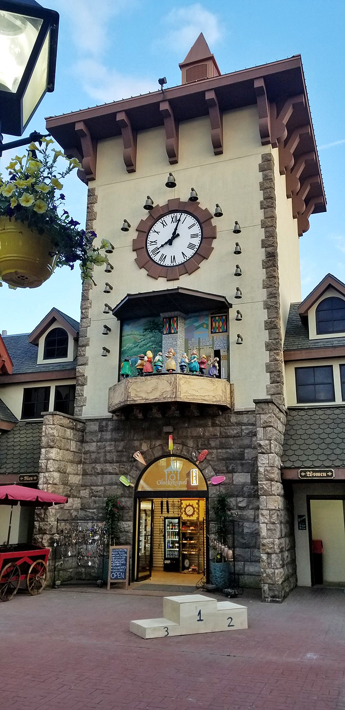 Time flies when you're having fun! This whimsical clock tower keeps wizard time &ndash; always adventure o'clock.