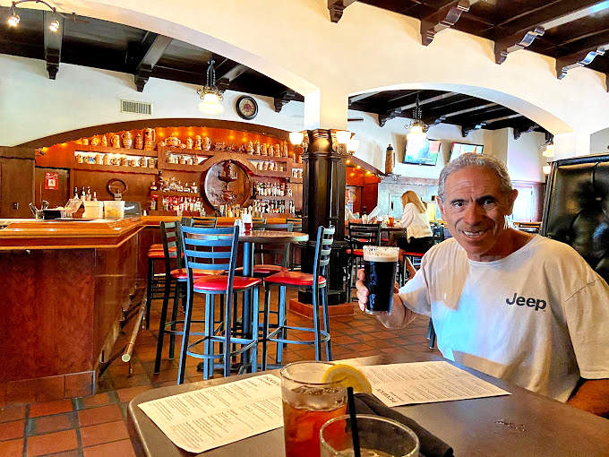 A happy diner is the best advertisement. This guy's smile says, "I've found my new favorite spot!"