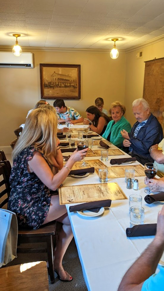 A feast for all generations! From kids to grandparents, everyone's finding something to smile about at this family table.