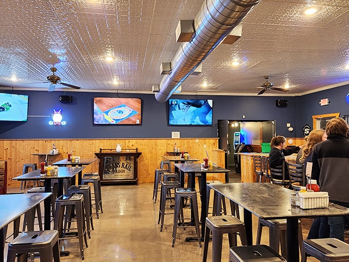 Where everybody knows your name&hellip; or at least your favorite order. The Brass Rail's dining room is small-town charm personified.