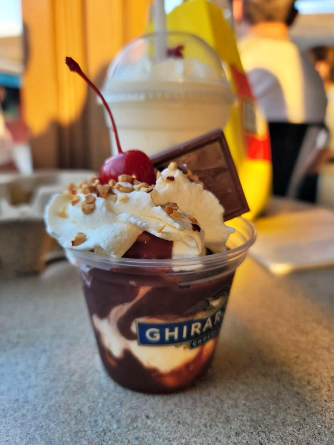 Good things come in small packages! This mini sundae proves that sometimes the best desserts are just the right size for guilt-free indulgence.