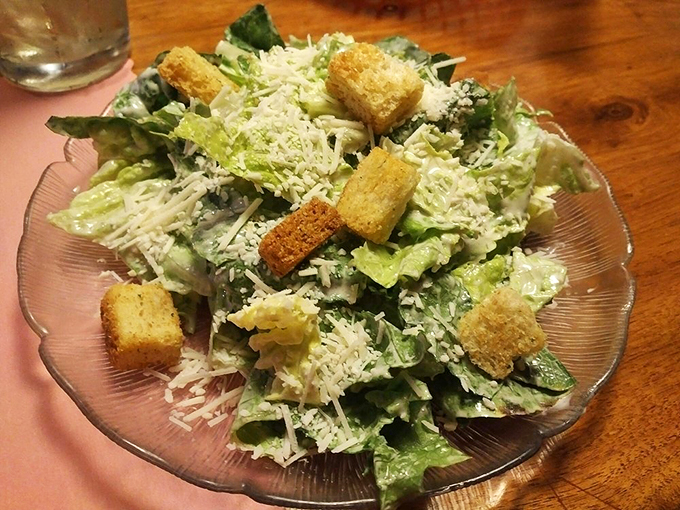 Green goodness galore! This salad's so fresh, it might just start photosynthesizing on your plate.