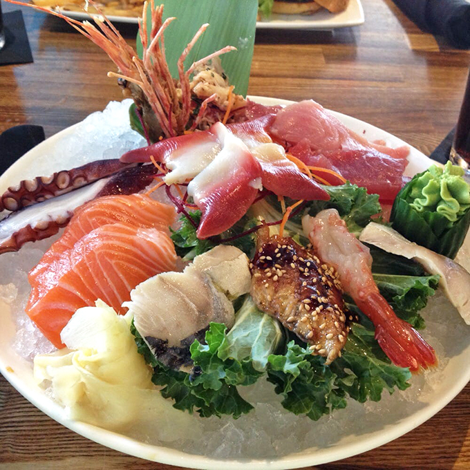 Fresh from the sea to your plate! This sashimi spread is a rainbow of flavors that would make even Poseidon jealous.