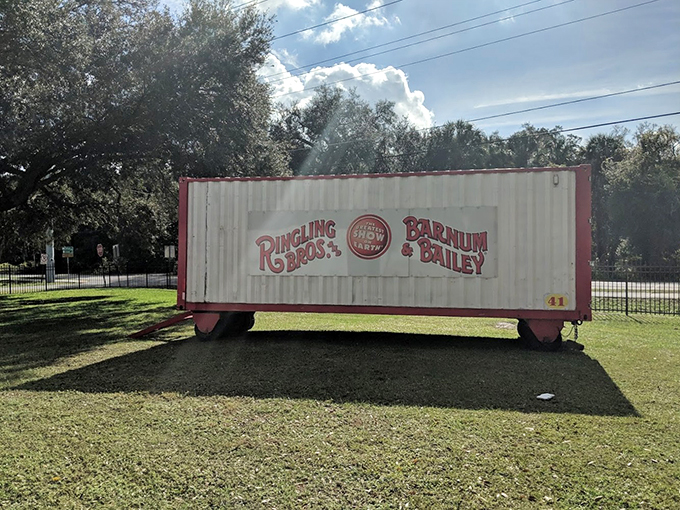 The greatest show on Earth, now in container form! This Ringling Bros. trailer is a circus-sized slice of Americana.