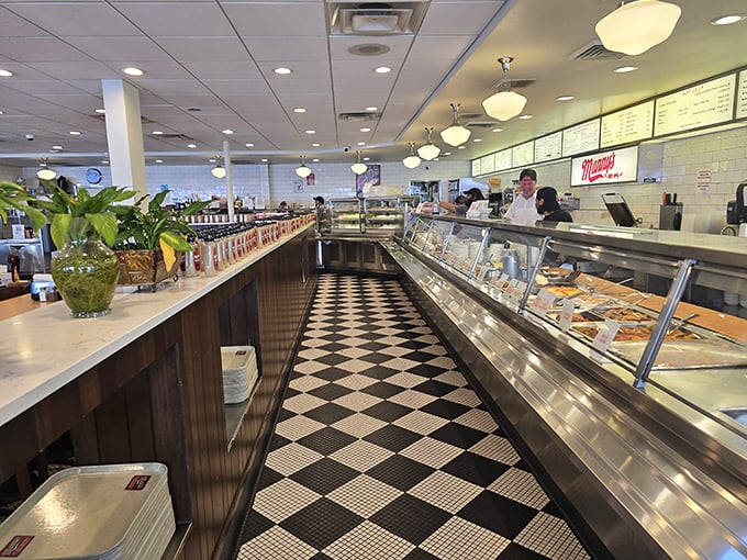 Where the magic happens! The deli counter at Manny's is like a meat lover's version of Willy Wonka's chocolate factory.