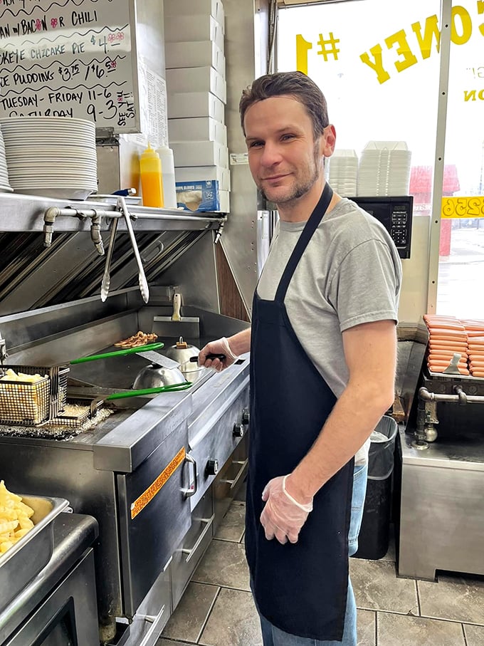 The unsung hero of Virginia Coney Island. Serving up smiles and coneys with equal enthusiasm &ndash; now that's a superpower!