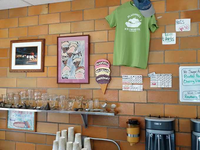 A wall of whimsy and wonder! This decor is a scrapbook of sweet memories and a promise of tasty adventures to come.