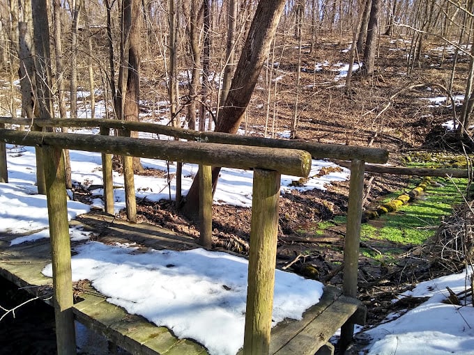 "Bridge over not-so-troubled water. This wooden walkway is your ticket to adventure &ndash; no trolls lurking underneath, we promise!"