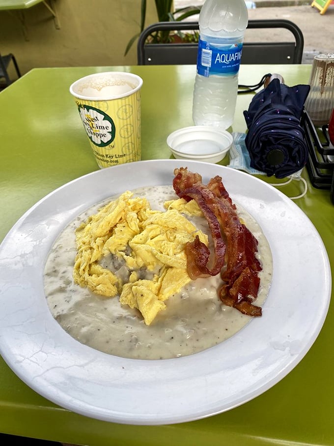 Who says you can't have pie for breakfast? This hearty meal proves that key lime goes with everything &ndash; even bacon!